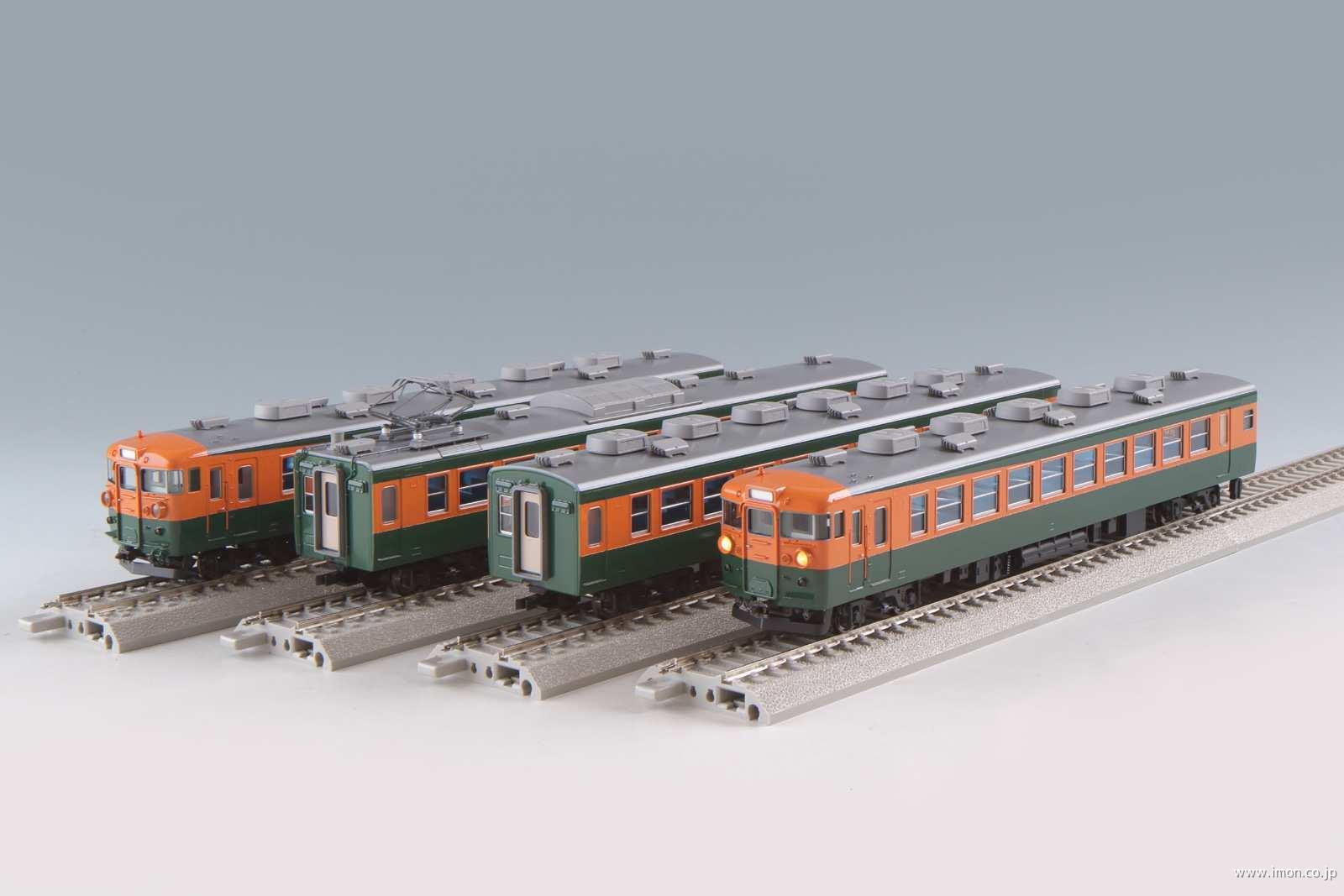 167系冷房車湘南色角型ライト 4輌 | 鉄道模型店 Models IMON