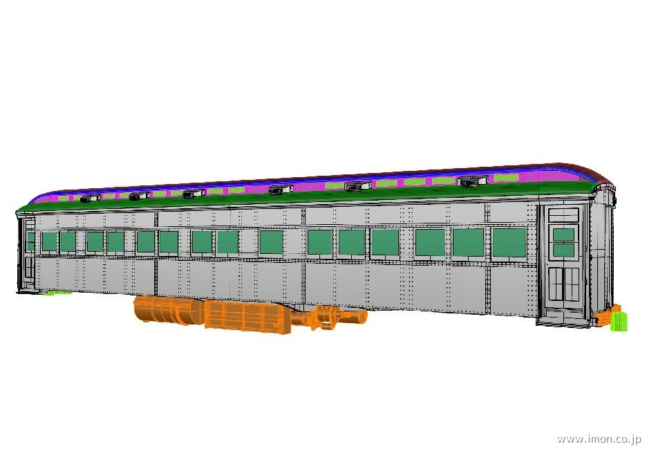 PC022 妻はしご オハフ33用 | 鉄道模型店 Models IMON