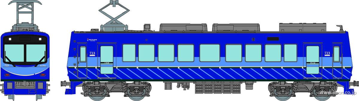 叡山電車700系リニュ723号車・青 | 鉄道模型店 Models IMON