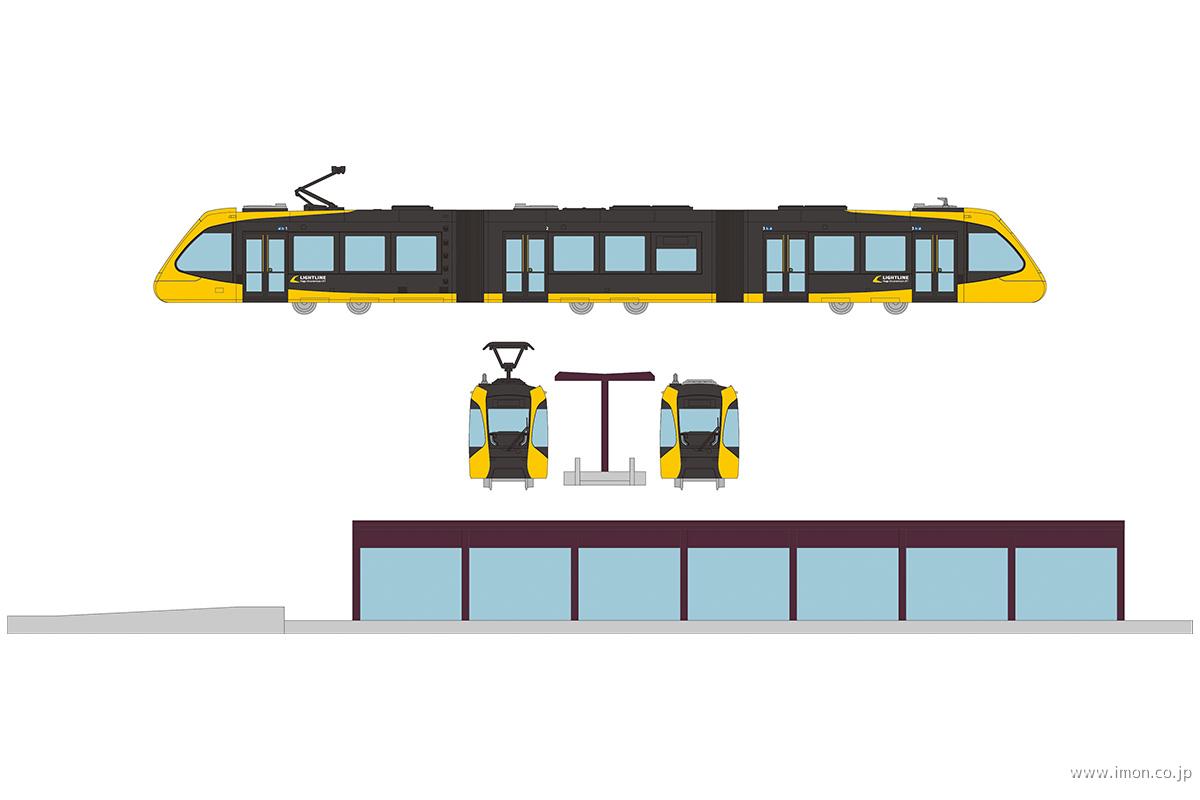 宇都宮LR HU300形301号 | 鉄道模型店 Models IMON