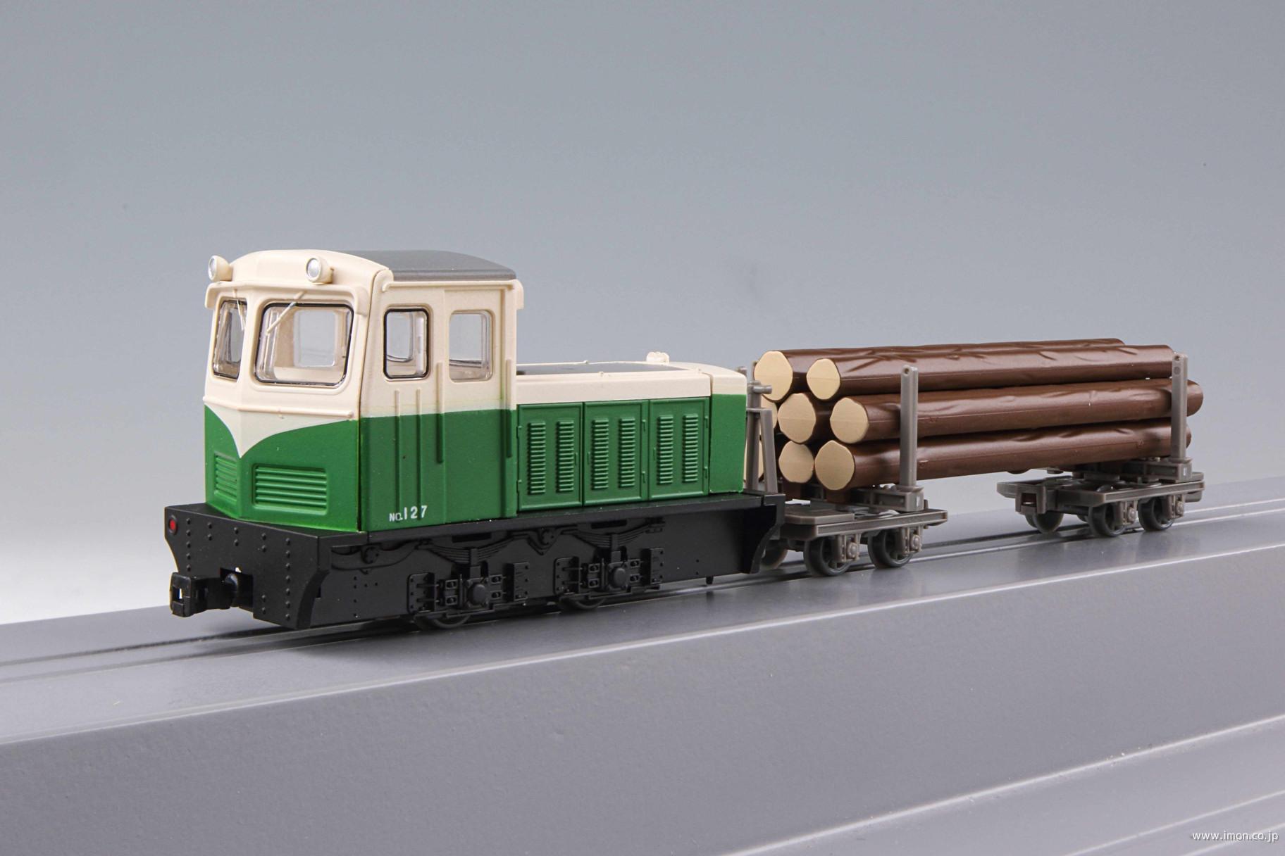 猫山森林鉄道S4型DL（ツートンカラー）＋運材車2両セットC | 鉄道模型店 Models IMON